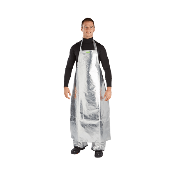 METAL-SAFE® ALFAB Aluminised FR Thermal Lined Apron - J & D Ship Services